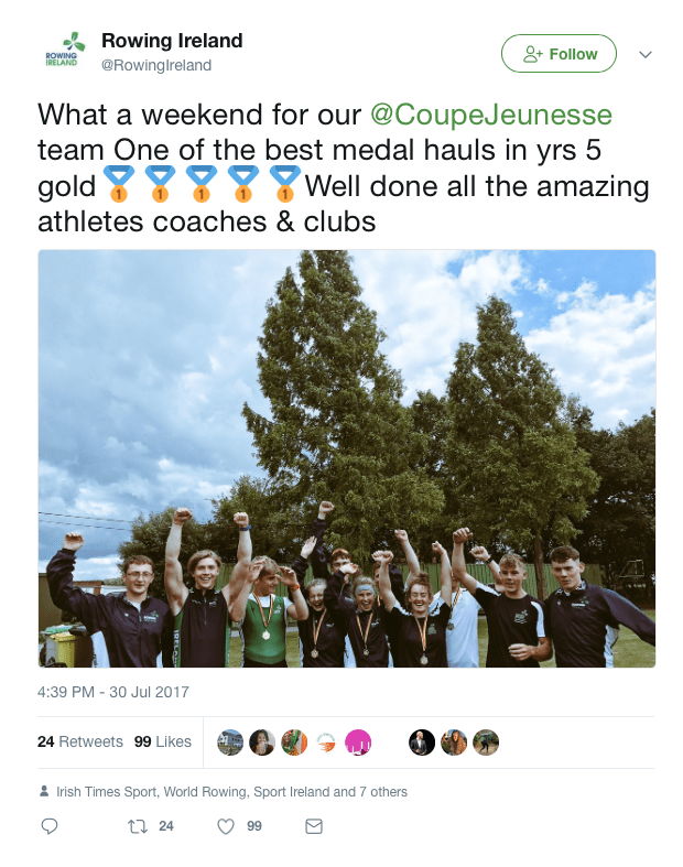 Castleconnell BC’s James Quinlan wins Rowing Gold in Belgium – Sporting ...