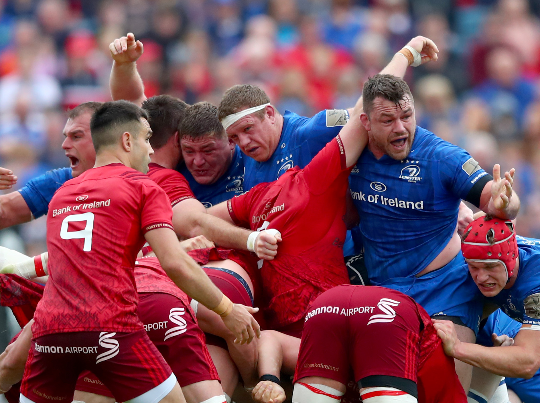 Tadhg Furlong, Sean Cronin and Cian Healy 18/5/2019 – Sporting Limerick
